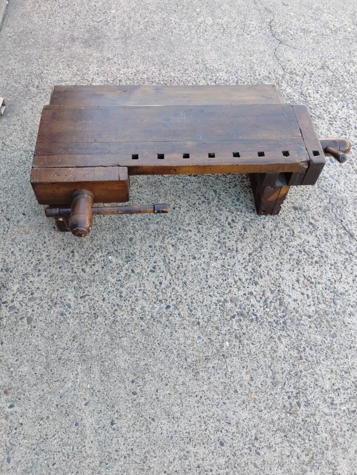 Antique carpenter bench 1800s | eBay