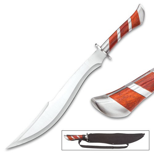 25" Arabian Scimitar Full Tang Heartwood Sword with Sheath | eBay