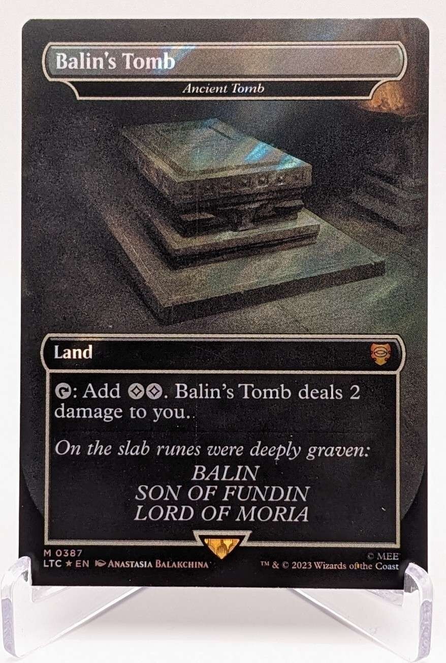 MTG Balin's Tomb - Ancient Tomb Tales of Middle-earth Commander 0387 ...