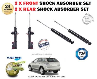 FOR MAZDA CX7 2.3 MZR DISI TURBO 2007-2013 2X FRONT + 2X REAR SHOCK ...