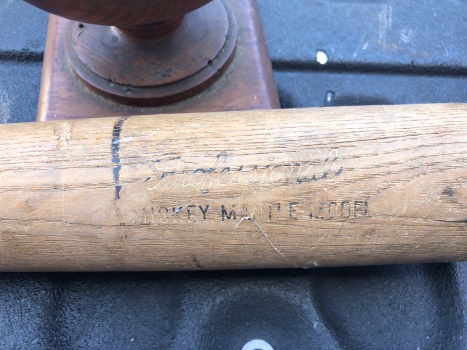 VINTAGE SEARS BASEBALL BAT 1744 PROFESSIONAL Mickey Mantle model 33” | eBay