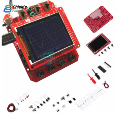 2.4 inch TFT LCD DSO138 Mini Oscilloscope 0-200kHz DIY Kit Assembled ...