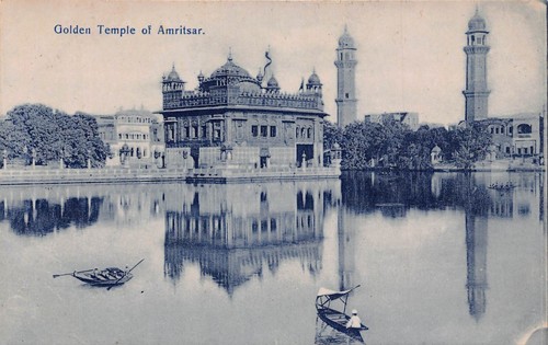 India Golden Temple of Amritsar Boats vintage postcard | eBay