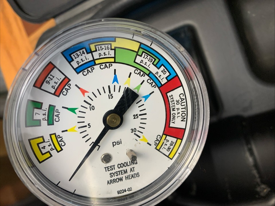 Stant ST270 12270 Cooling System Pressure Tester Kit USA Complete | eBay