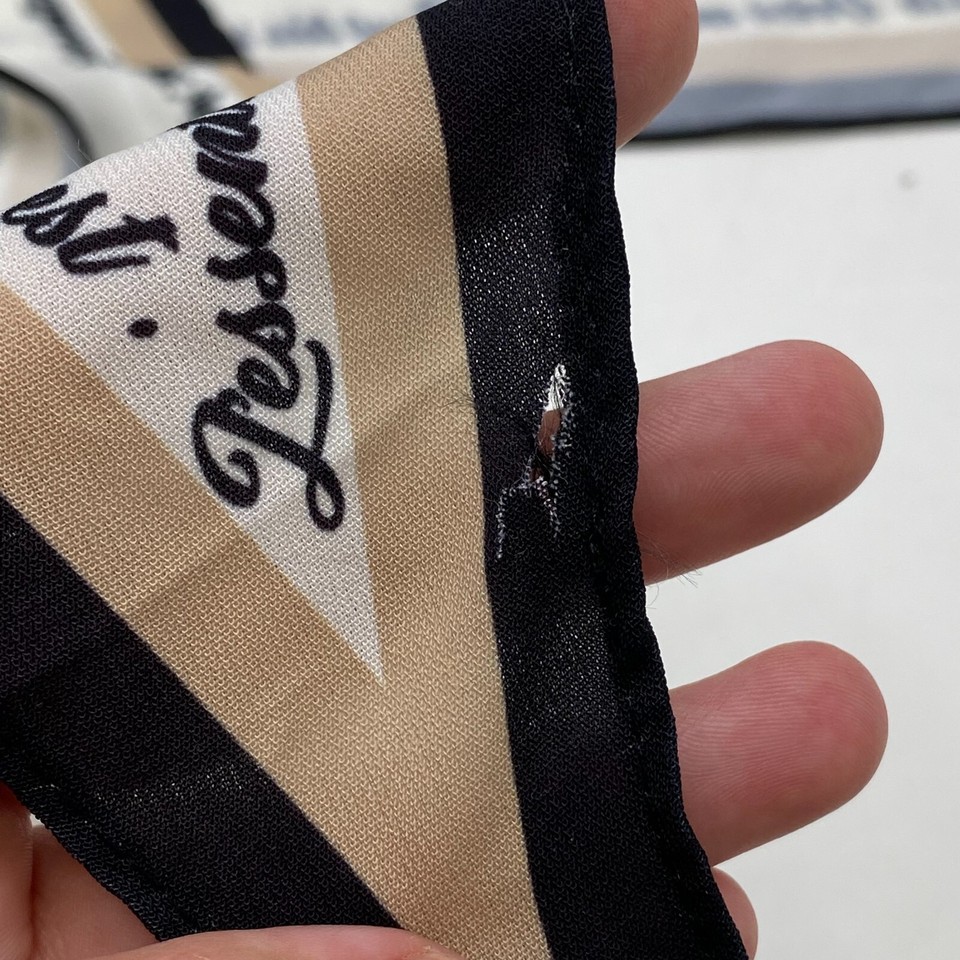 KUAI Women's White/Black French Quote Headscarf B13 | eBay