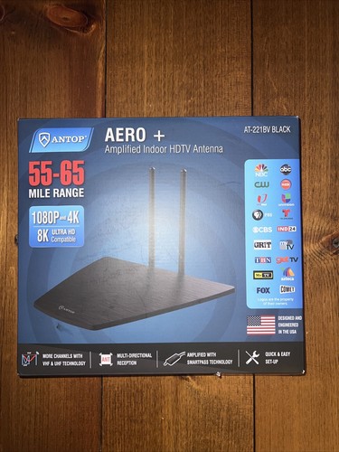 ANTOP AT221-BV Aero + Amplified Indoor HDTV Antenna | eBay