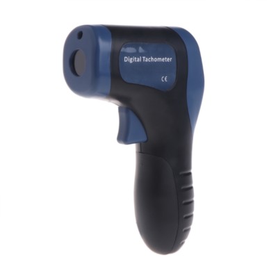 DIGITAL LASER PHOTO TACHOMETER GUN NON-CONTACT RPM TACH TESTER METER ...
