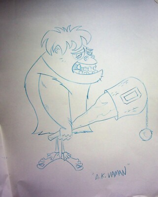 Beetlejuice 1989 Production Chris LaBonte Hand Drawn Series Model Cel ...