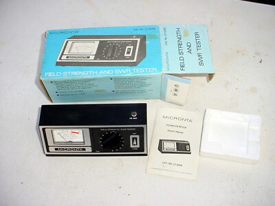 NOS Micronta Radio Shack Field Strength & SWR Meter Tester CB Ham Radio ...