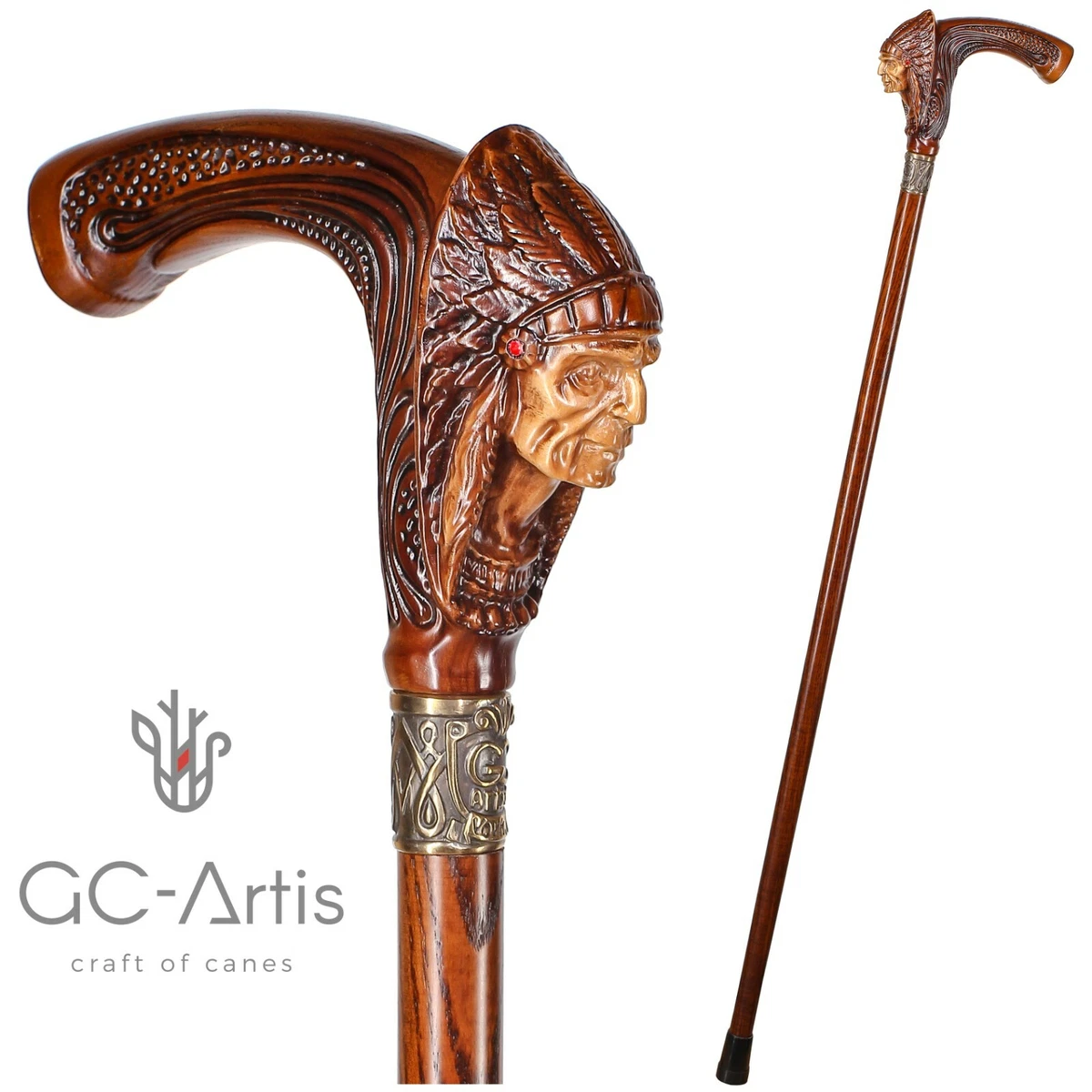 Antique Carved Walking Cane