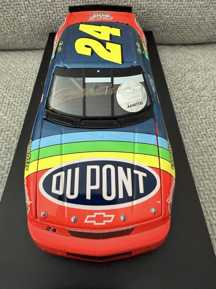 Jeff Gordon—Ray Evernham Signed #24 Dupont 1994 Charlotte Win Lumina 1: ...