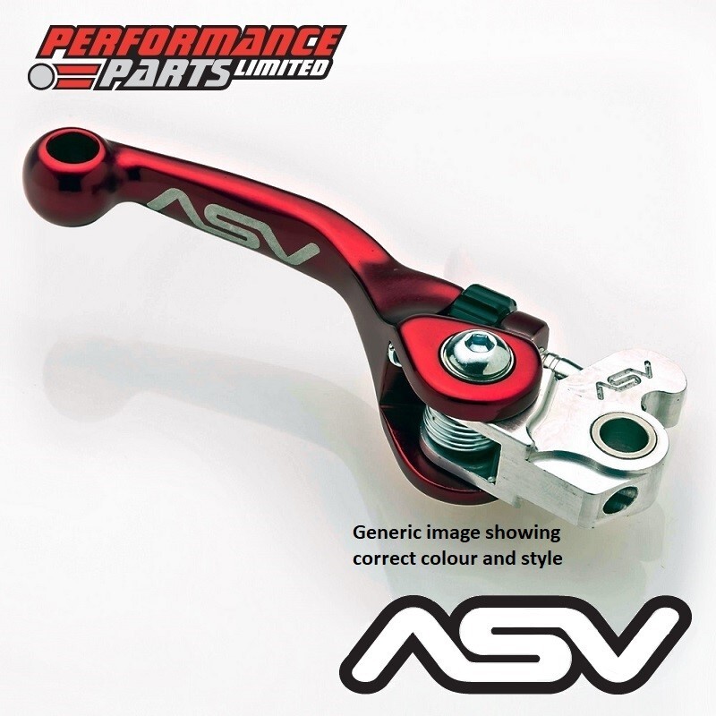 ASV F4 Red Adjustable Levers Short Brake + Long Clutch for KTM 85 SX ...