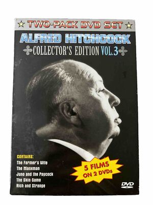 Alfred Hitchcock ~ Collector's Edition Volume 3 ~ 5 Films on 2 DVD'S | eBay
