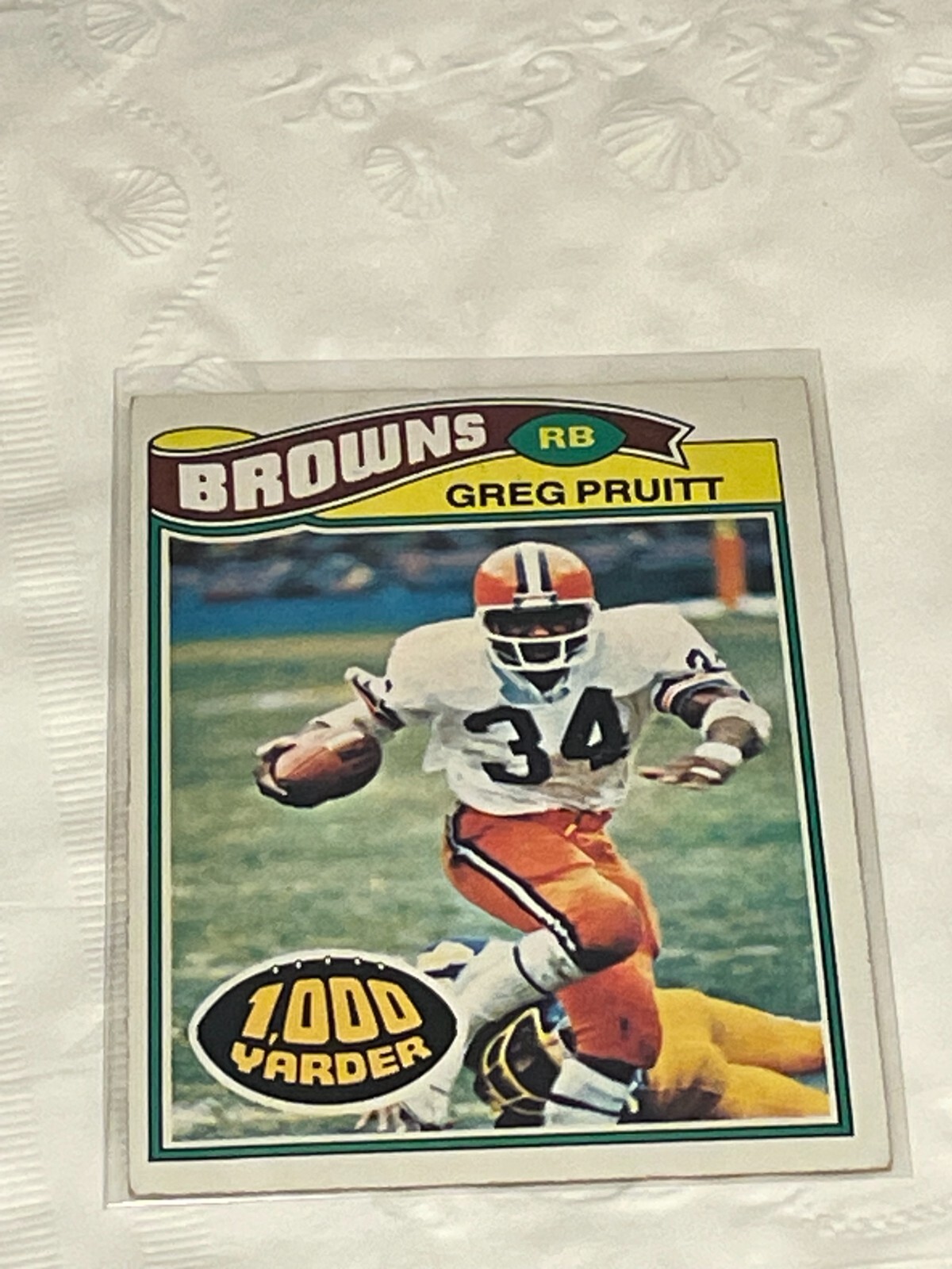 Topps 1977 Topps #25 Greg Pruitt Cleveland Browns | eBay