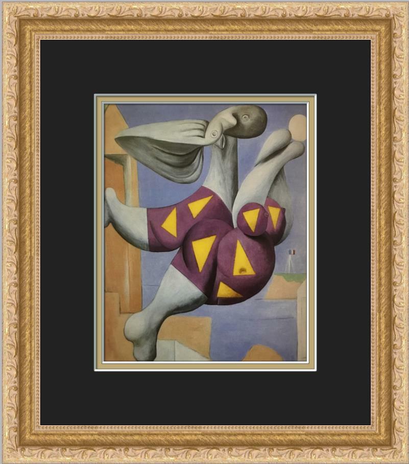 Pablo Picasso Bather with Beach Ball Newly Custom Framed Print | eBay