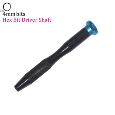 Precision Bit Driver, Aluminum For Hex 4mm Screwdriver Bits Black ...
