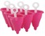 Ice lolly mould. Make 6 ice pops container with Silicone Ice lolly ...