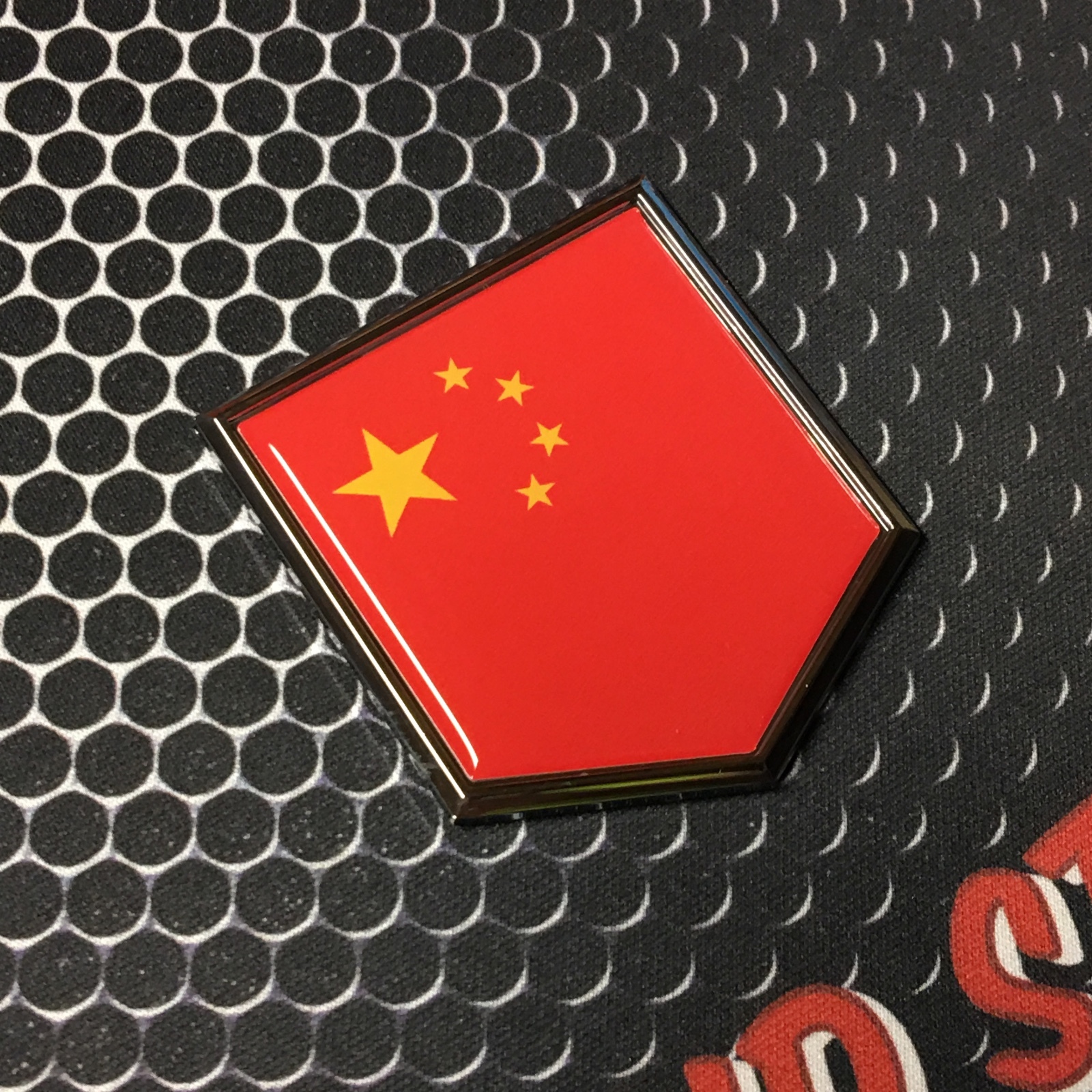 China Flag Domed CHROME Emblem Proud PRC Flag Car 3D Sticker 2"x 2.25 ...