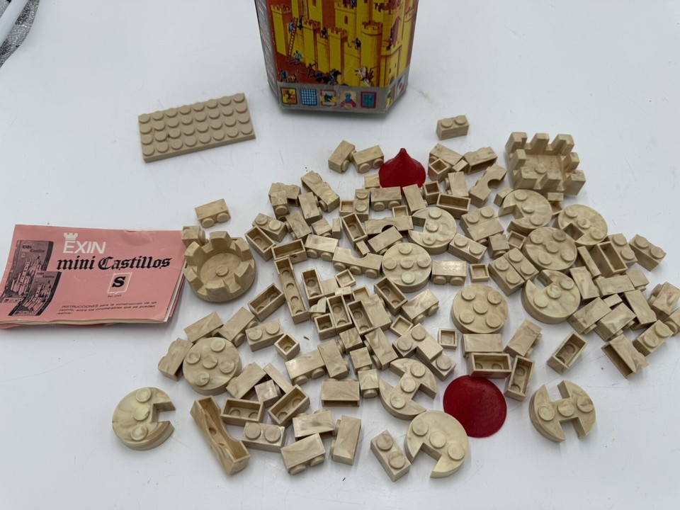 Vintage Exin Mini Castillos Castle Building Blocks Toy Set Model 0199 ...