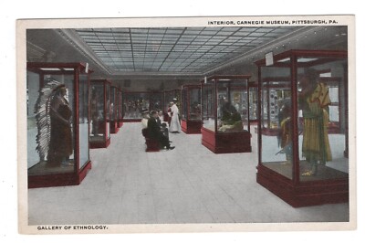 PITTSBURGH PA INTERIOR CARNEGIE MUSEUM GALLERY OF ETHNOLOGY | eBay