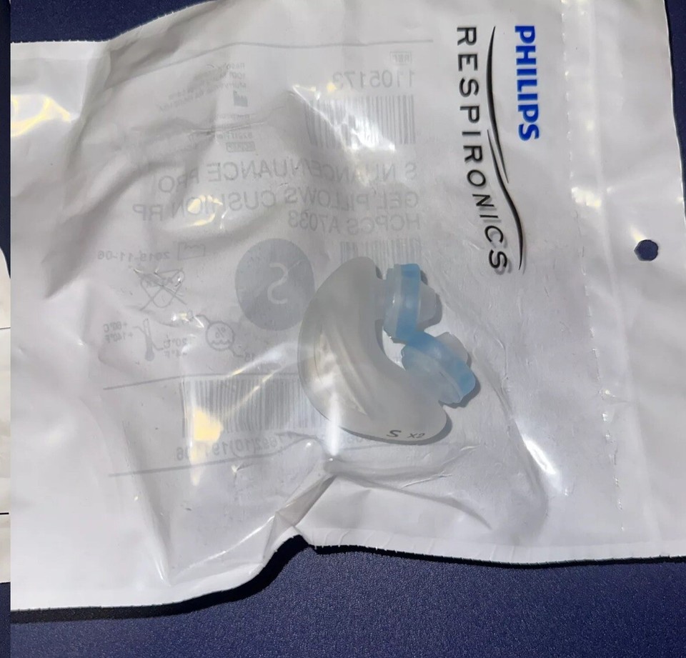 Lot Of 4 Philips Nuance Pro Nasal Gel Pillows RP HCPCS A7033 Size S | eBay