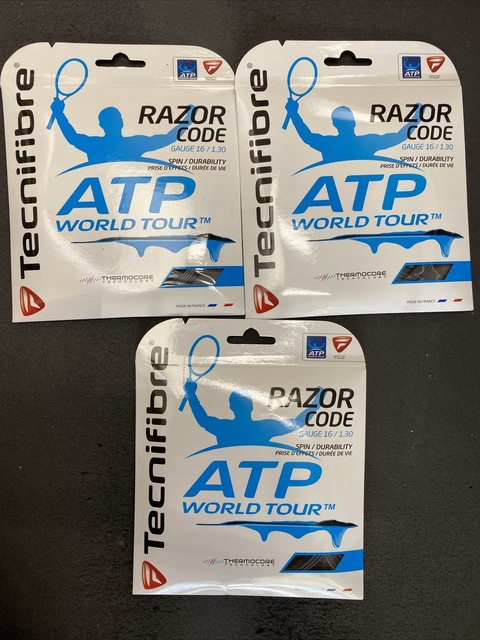 Tecnifibre Razor Code 16g 1.30mm Polyester Tennis String for sale ...