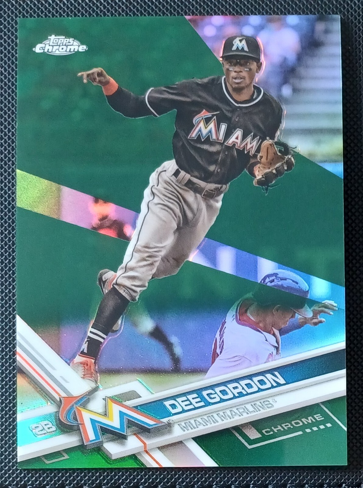 2017 Topps Chrome - Green Refractor #41 Dee Gordon /99 for sale online ...