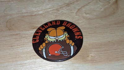 Cleveland Browns 1990 Garfield the Cat 1 3/4" Football Button | eBay