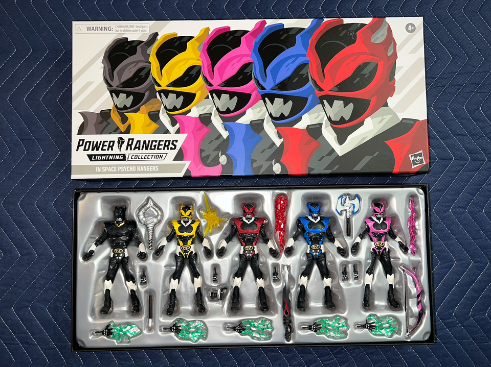 Power Rangers Lightning Collection Psycho Rangers 5-Pack – Amazon ...