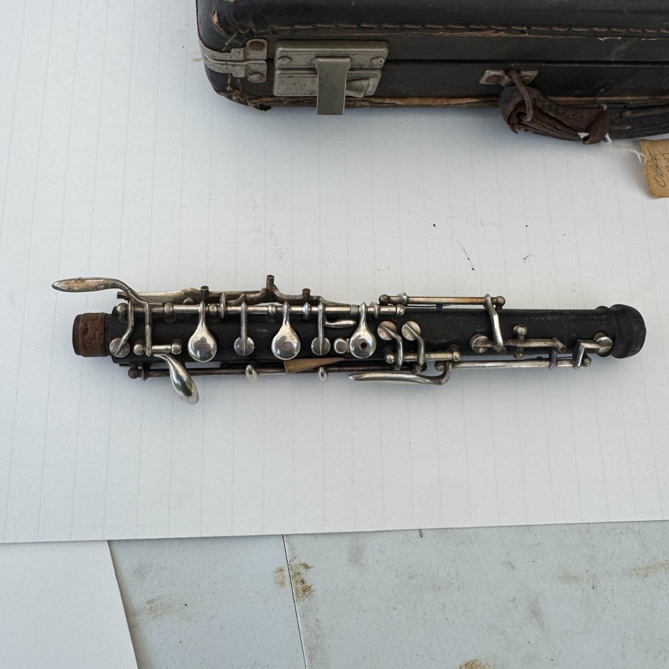 Cabart France Wood Oboe Low Bb VERY RARE "Cabart Special" 1893+ *SEND ...