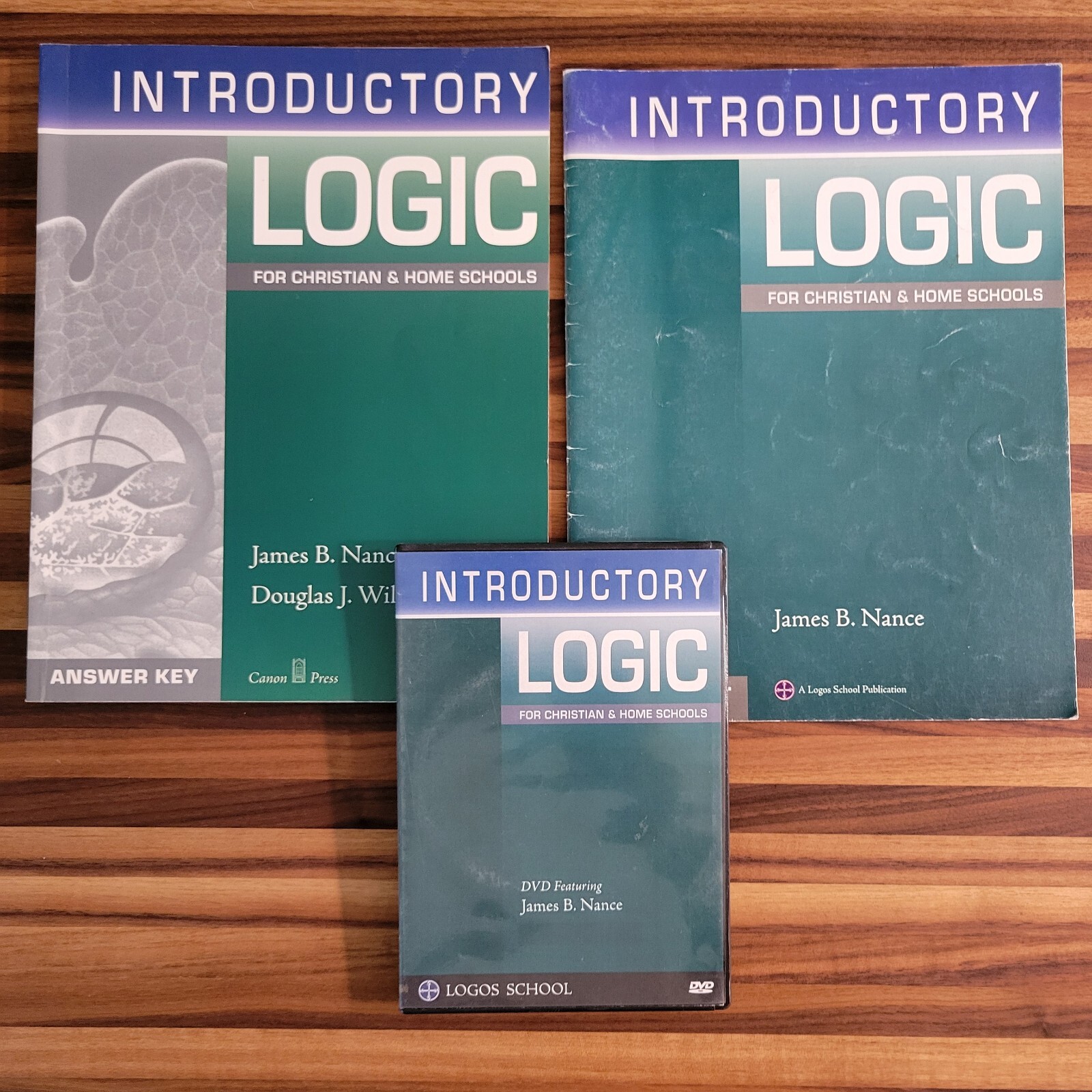 Canon Press Introductory Logic DVD Answer Key Tests SET Homeschool