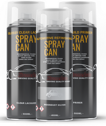 Aerosol Spray Paint Kit For Ford B-Max Moondust Silver 2431C 400ml ...