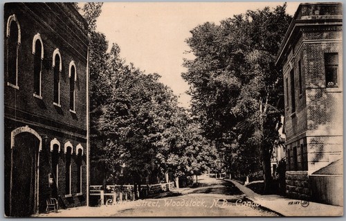 Postcard Woodstock New Brunswick Chapel Street Carleton County | eBay
