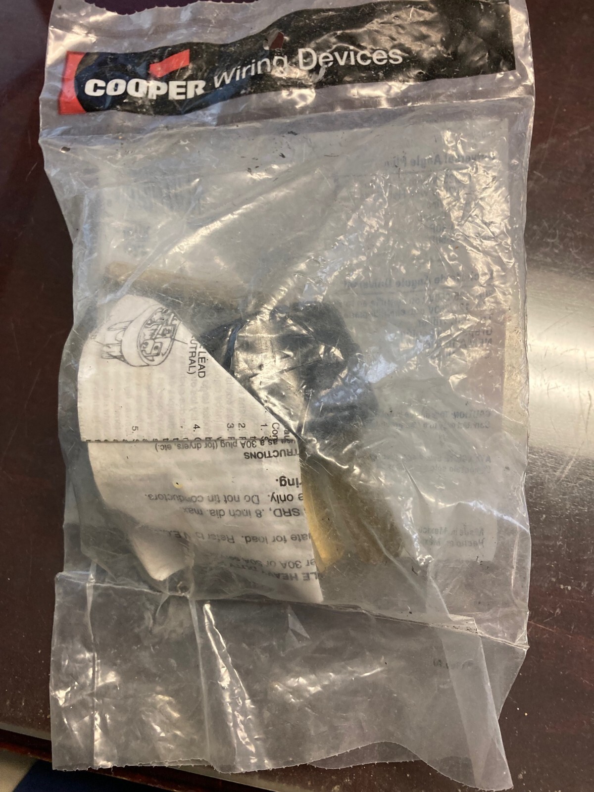 Cooper Wiring Devices S40 Universal Angled Plug - 30A or 50A - 125/250V ...