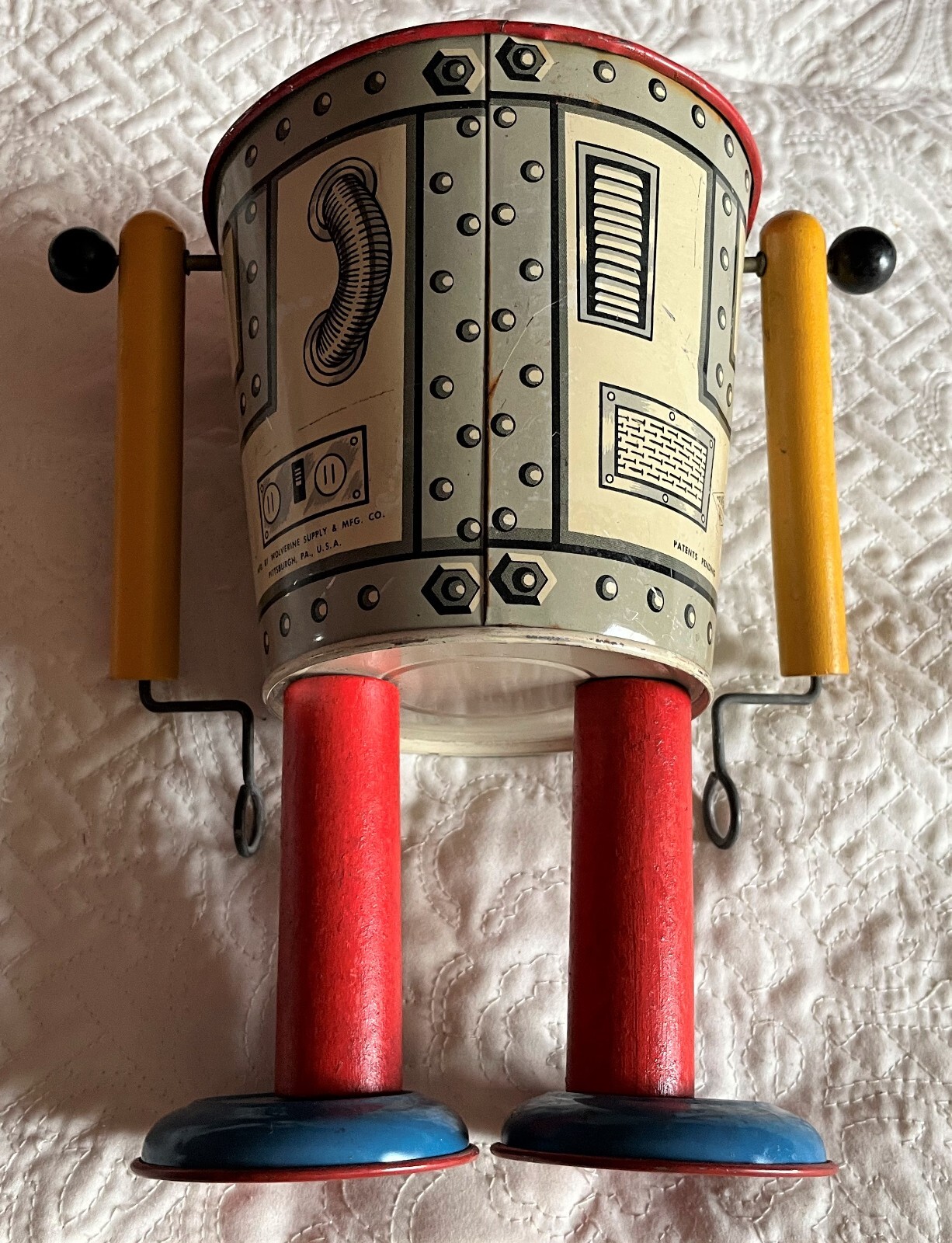 Mr. Sandman The Robot Wolverine Late 1940s mid 1950s Rare Vintage Tin ...