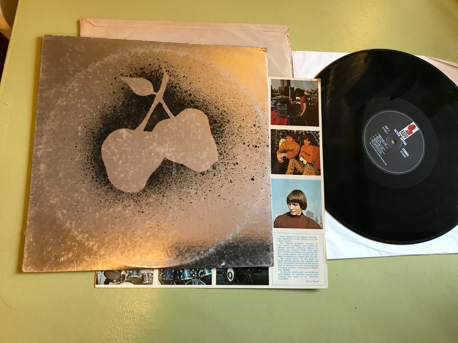 SILVER APPLES s/t ORIGINAL debut 1st KAPP 1968 PROG PSYCH Lp w/ POSTER ...