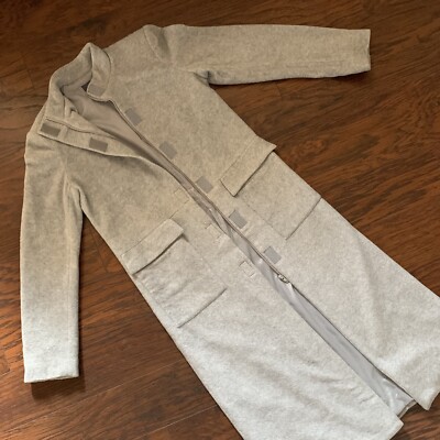 MNG by Mango Long Gray Coat - Size M | eBay