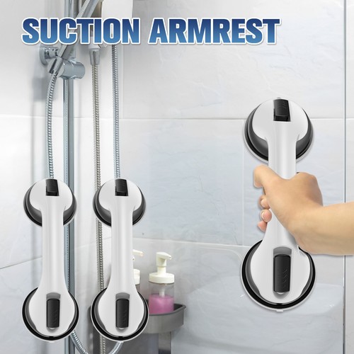 1/2Pcs Shower Handle Anti-Slip Shower Grab Bar Plastic Bathtub Safety 🌱 ...