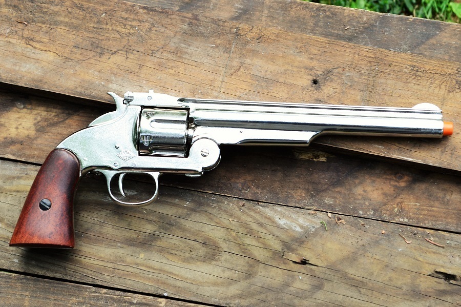 Smith & Wesson M1869 Schofield Revolver - Jesse James - Non-Firing ...