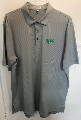 Peter Millar Summer Comfort Polo Shirt Men North Texas UNT Performance ...