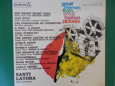 LP SANTI LATORA GREAT THEMES FROM GREAT MOTION MIRACOLOSAMENTE NUOVO ...