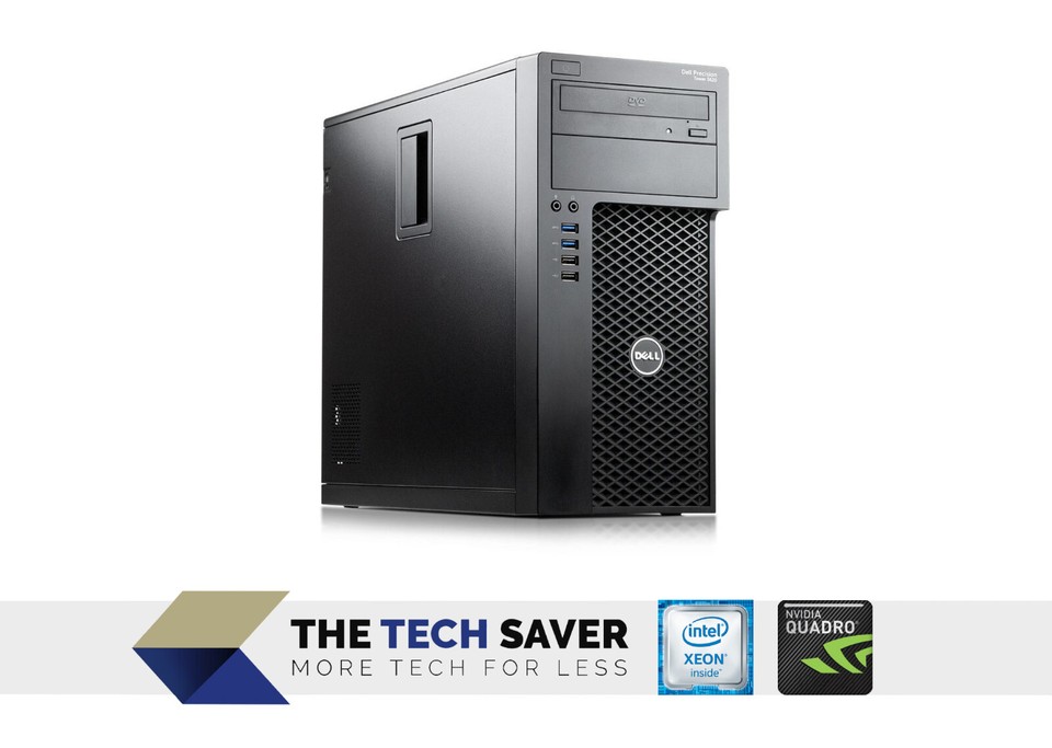 Dell Precision Tower 3620 PC Xeon E3-1220 v5 16GB RAM 512GB SSD NVIDIA ...