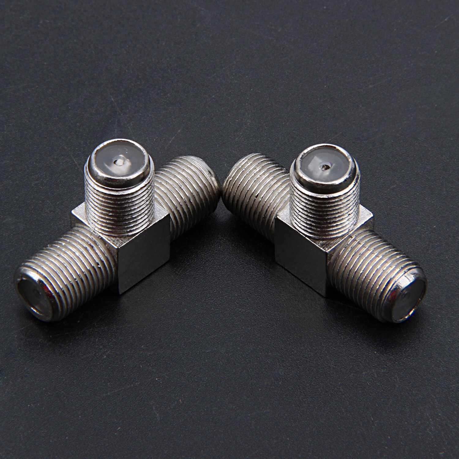 3X(10-Pack 3-way F-Type Coax Cable Splitter Combiner Female to 3 Female ...