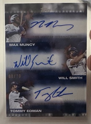 2025 Topps triple Auto LA DODGERS WORLD SERIES CHAMPS 8/10 | eBay