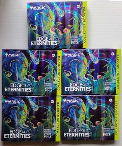 5x Edge of Eternities Collector Booster Box - MTG Magic the Gathering ...