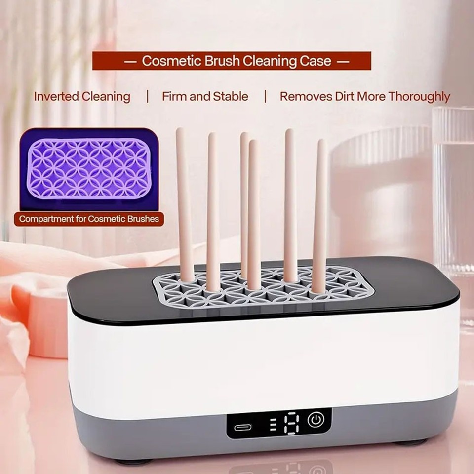 Ultrasonic Cleaner Sonic Wave Tank Glasses Watch Jewellery Cleaning ...