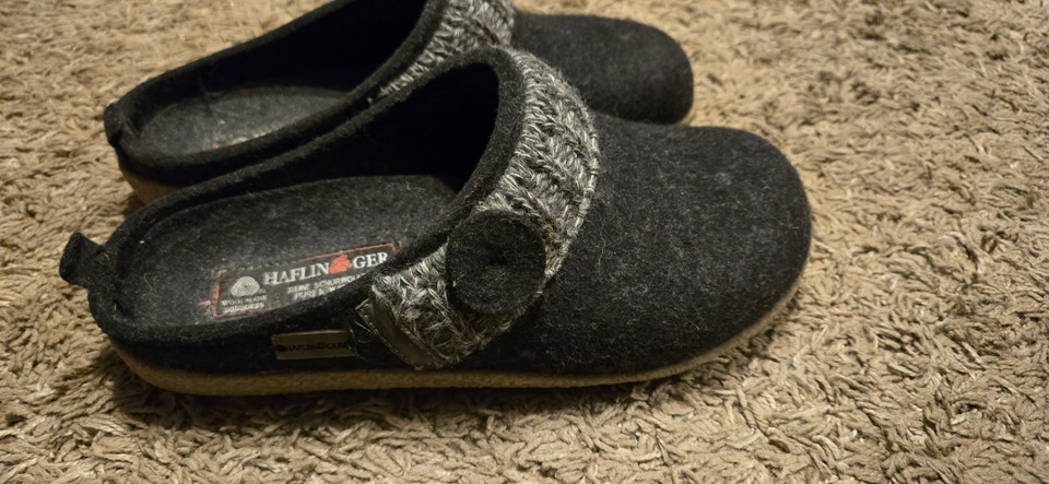 Haflinger Wool Slippers Hard Sole Size 37 | eBay