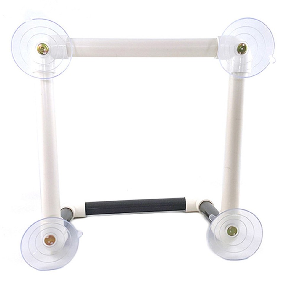 Detachable PVC Tube Rack Portable Bird Perches Cups Shower Perch Stand ...