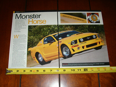 2006 JACK ROUSH MUSTANG DRAG RACE CAR ***ORIGINAL ARTICLE*** | eBay