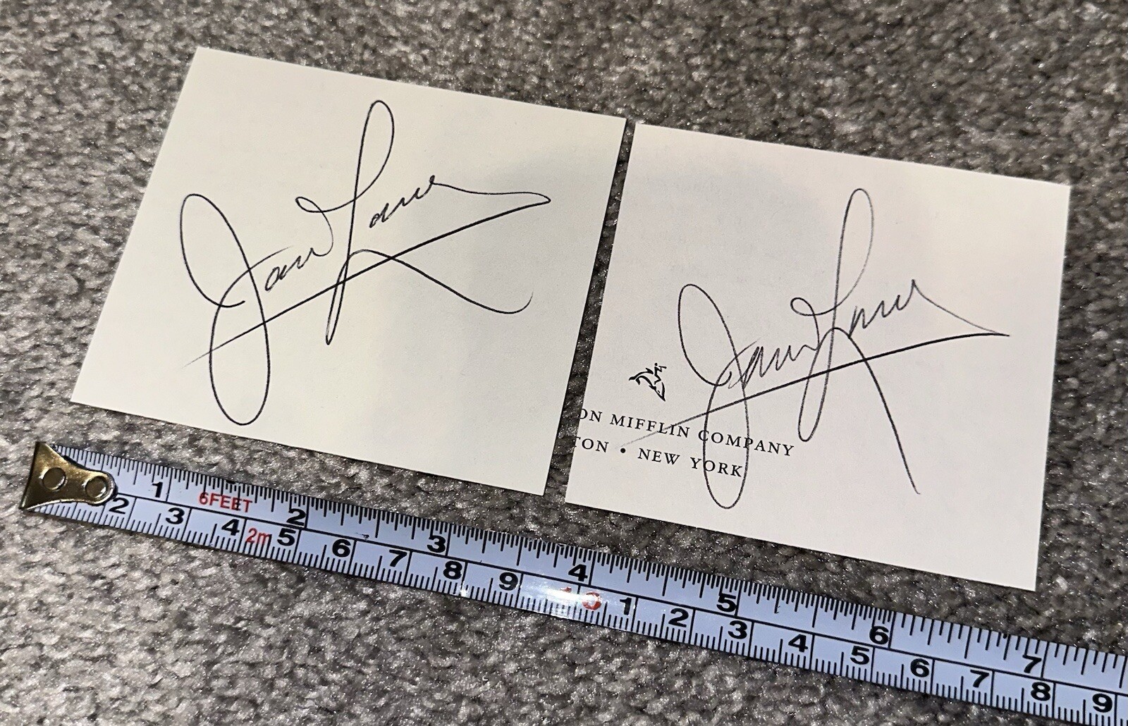 Jim Lovell Apollo 13 lot of 2 autographs NASA ASTRONAUT - 100% ...